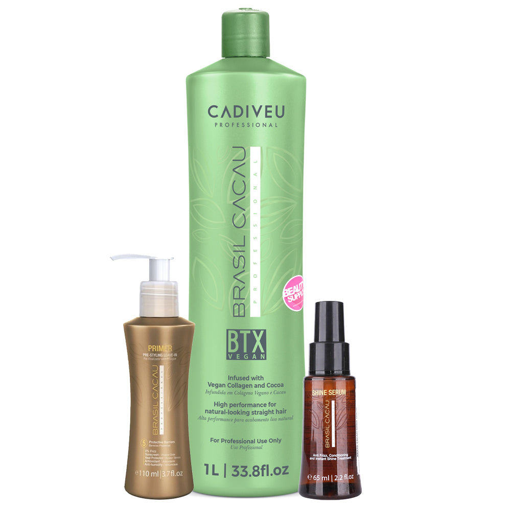 Brasil Cacau Botox BTX VEGAN Cadiveu 1L + Regalo – Beauty Supply