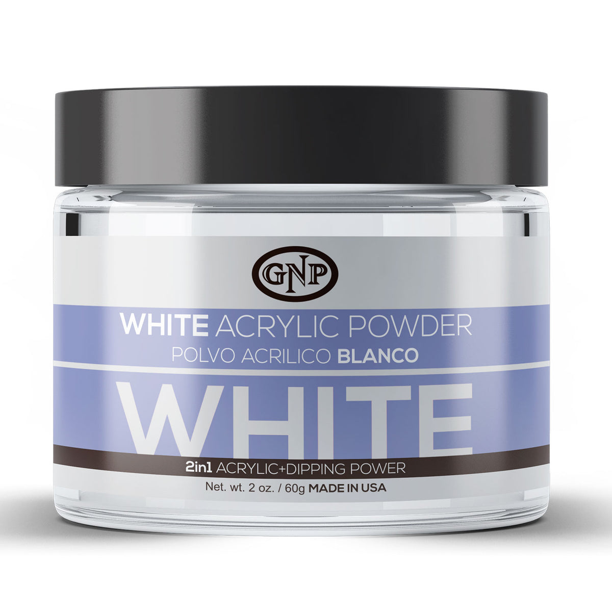 Polvo Acrílico GNP Blanco 60Gr. – Beauty Supply